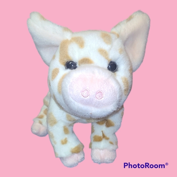 Douglas | Toys | Douglas Cuddle Toy Pig Spotted Tan Plush Stuffed ...